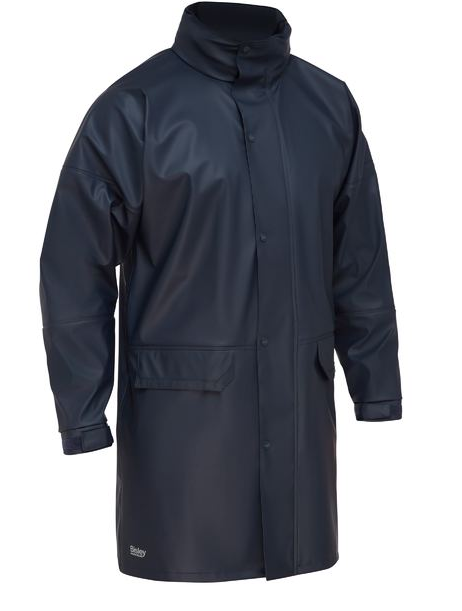 Bisley Stretch Pu Raincoat - Fortus Safety NZ | Safety Boots, Safety ...