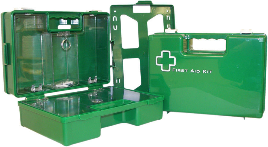 First Aid Qsi First Aid Plastic Box Wall Mountable In Green | Fortus ...