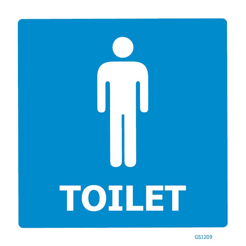 Sg Male Toilet Sign - Fortus Safety NZ | Safety Boots, Safety Equipment ...