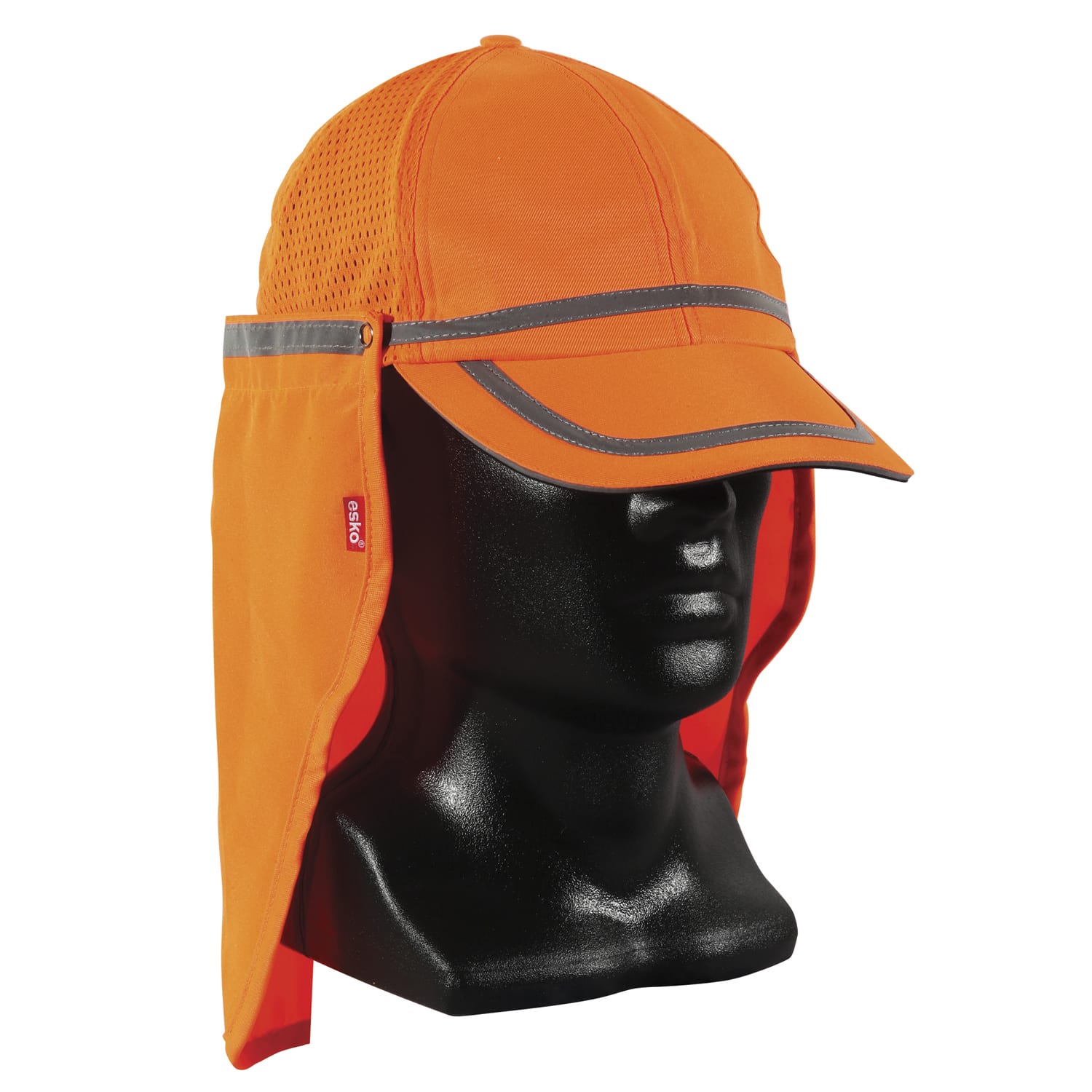 Accessories Esko Hi Vis Baseball Cap With Hi Vis Neck Sunshield Orange ...