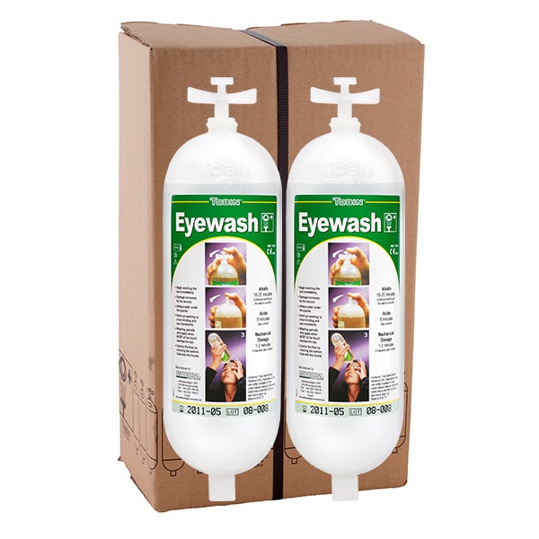 First Aid Tobin Sterile Saline Solution Replacement Bottles 2 Bottle ...