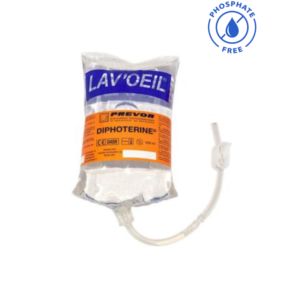 Prevor Diphoterine Portable Eyewash Bag 500ml | Fortus Safety - Fortus ...